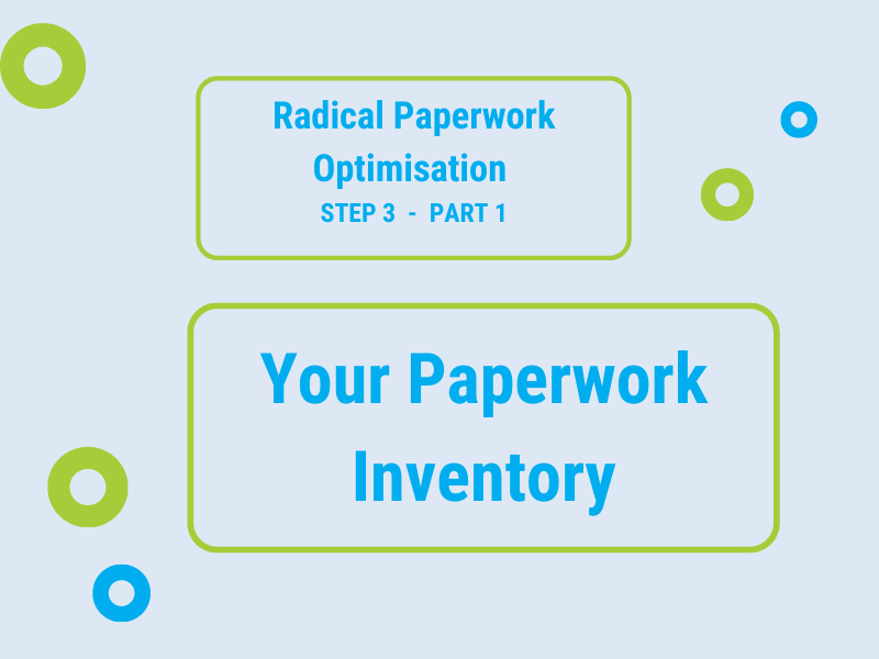 The Paperwork Inventory - and why you need it